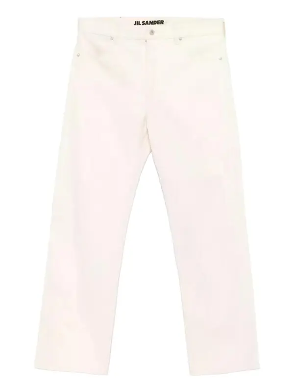 JIL SANDER Straight Leg Jeans - Neutrals