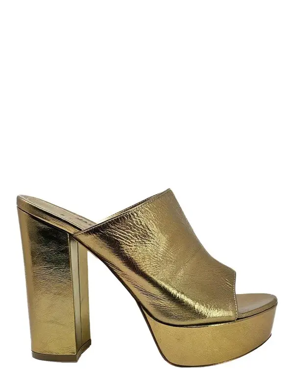 MADISON.MAISON 120mm Marilu Platform Sandals - Gold