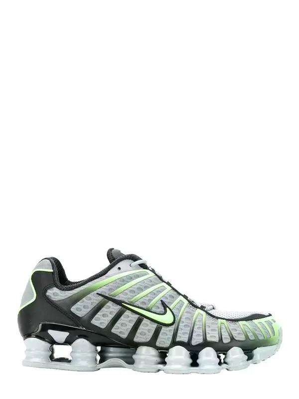 Nike Shox Mesh Panel Sneakers - Grey
