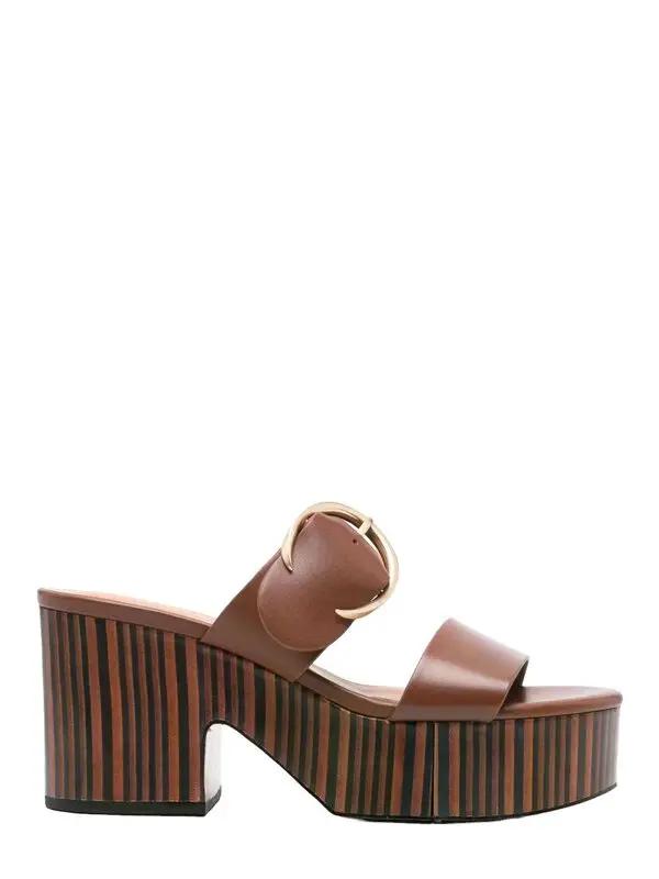 Clergerie Chance 80mm Sandals - Brown