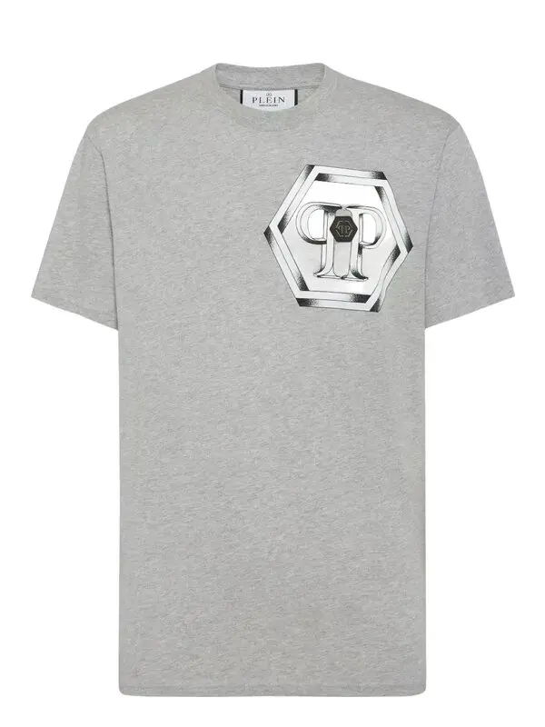 Philipp Plein Hexagon T-shirt - Grey