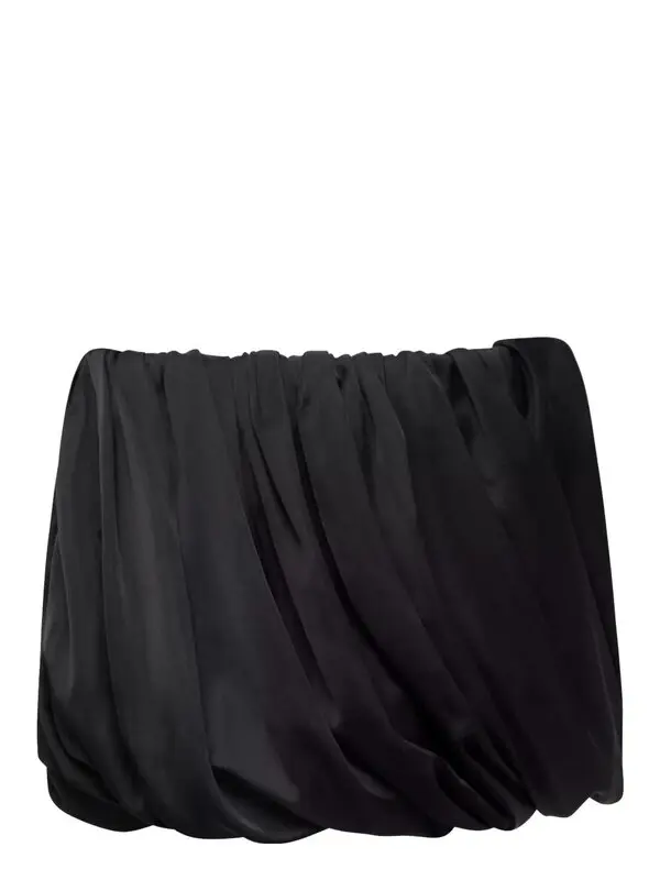 JW Anderson Rolled-hem Mini Skirt - Black