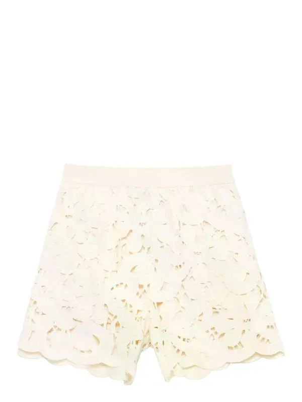 Moncler Macramé Shorts - Neutrals