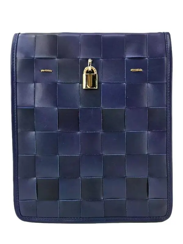 MADISON.MAISON Woven Crossbody Bag - Blue