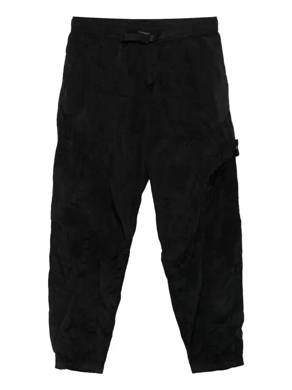 Stone Island Belted Trousers - Black