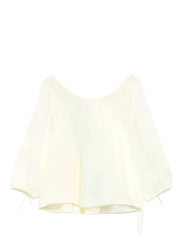 PNK Off-the-shoulder Blouse - Yellow