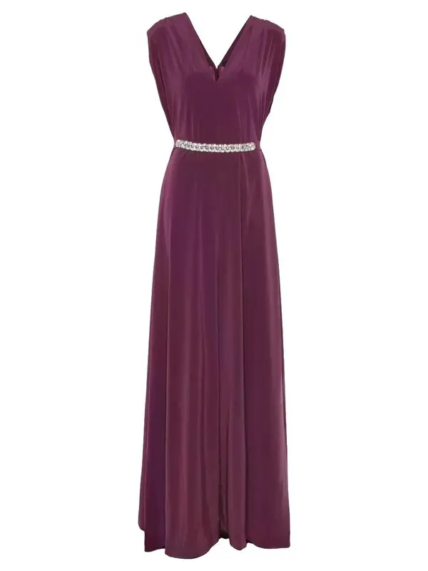 STEPHANE ROLLAND Crystal-embellished Gown - Purple