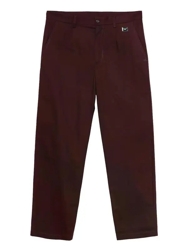 Dolce & Gabbana Logo-plaque Chinos - Red