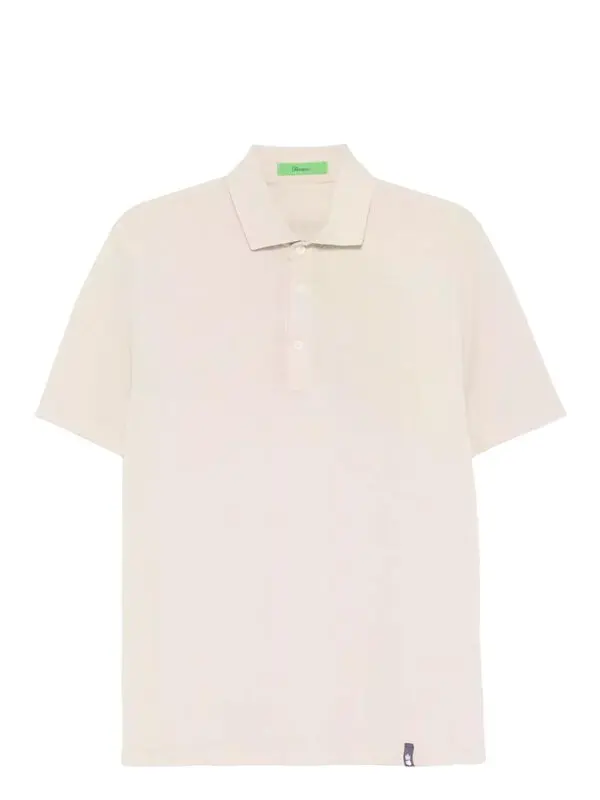 DRUMOHR Short-sleeve Polo Shirt - Neutrals