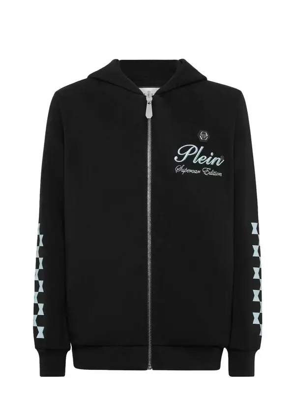 Philipp Plein Cotton-blend Hoodie - Black