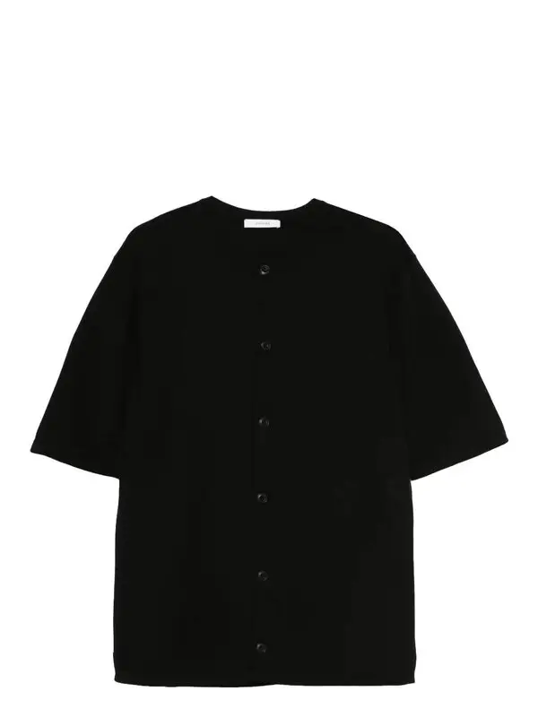 LEMAIRE Knitted Shirt - Black