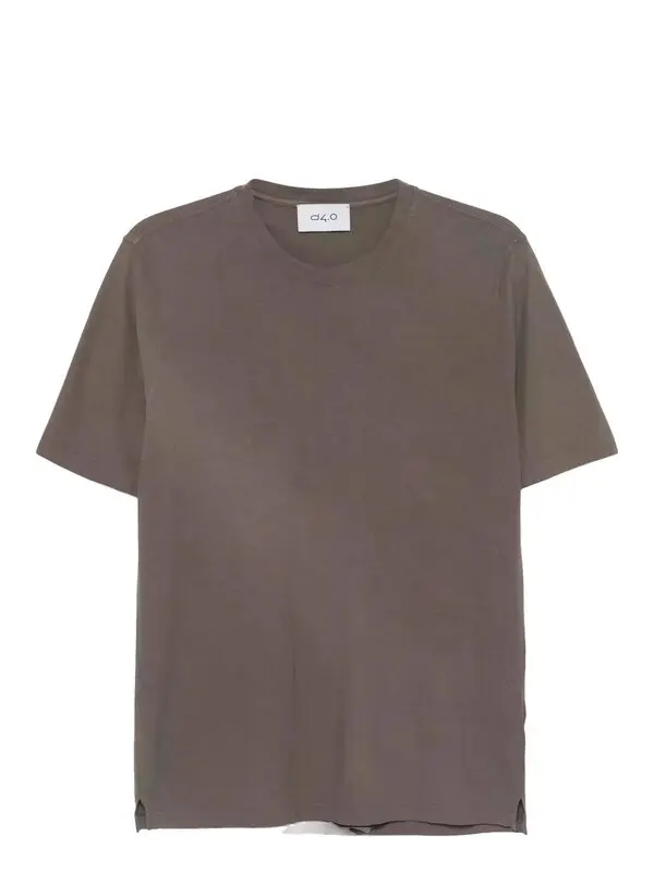 D4.0 Cotton T-shirt - Brown