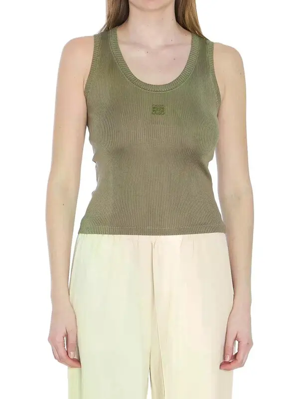 Loewe Anagram Tank Top - Green
