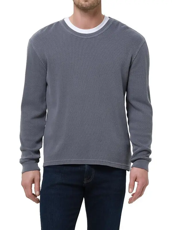 Citizens Of Humanity Waffle Long Sleeve Tee - Slate
