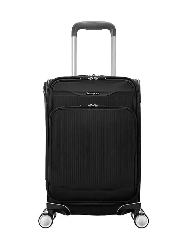 SAMSONITE Silhouette 18 Softside Global Carry On Spinner Suitcase - Black
