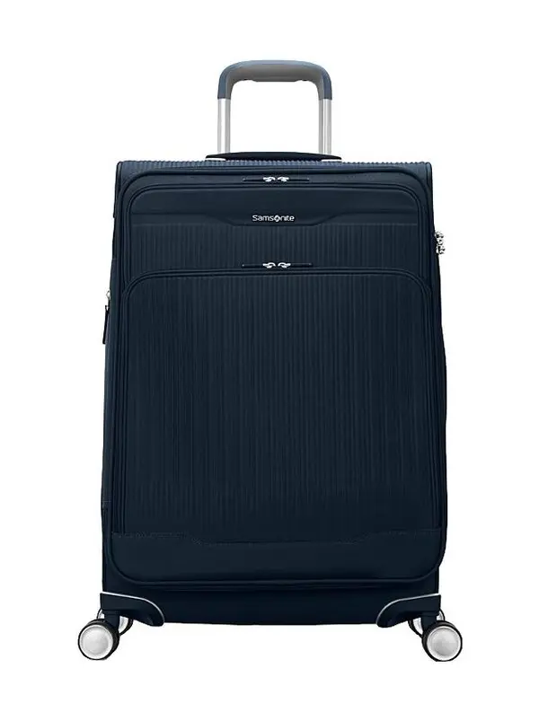 SAMSONITE Silhouette 18 Softside Medium Spinner Suitcase - Deep Navy