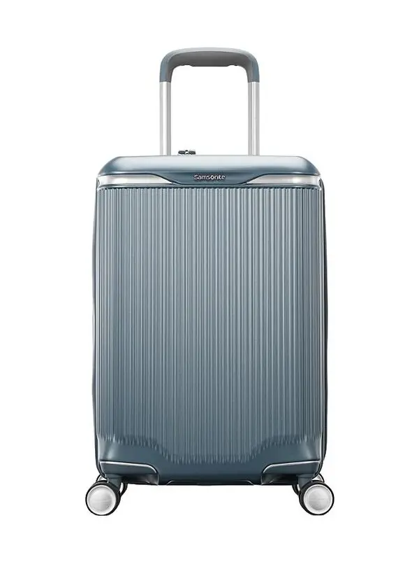 SAMSONITE Silhouette 18 Hardside Carry-on Spinner Suitcase - Slate Blue