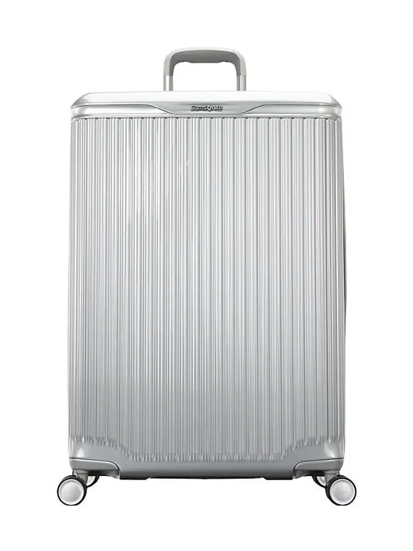 SAMSONITE Silhouette 18 Hardside Large Spinner Suitcase - Metallic Silver