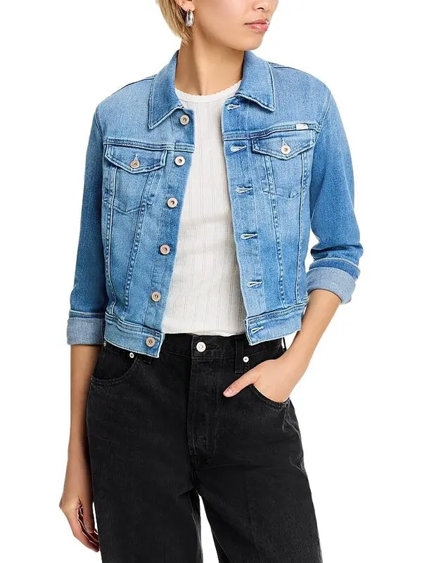 Ag Crop Denim Jacket - Central Coast