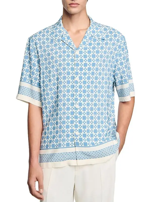 Sandro Loose-fit Shirt - Blue Sky