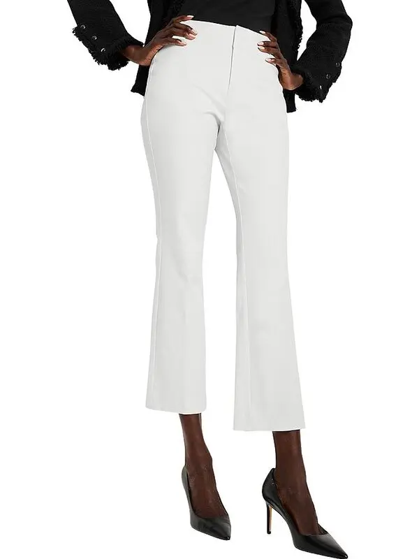 NIC+ZOE Plaza Ankle Bootcut Pants - Paper White