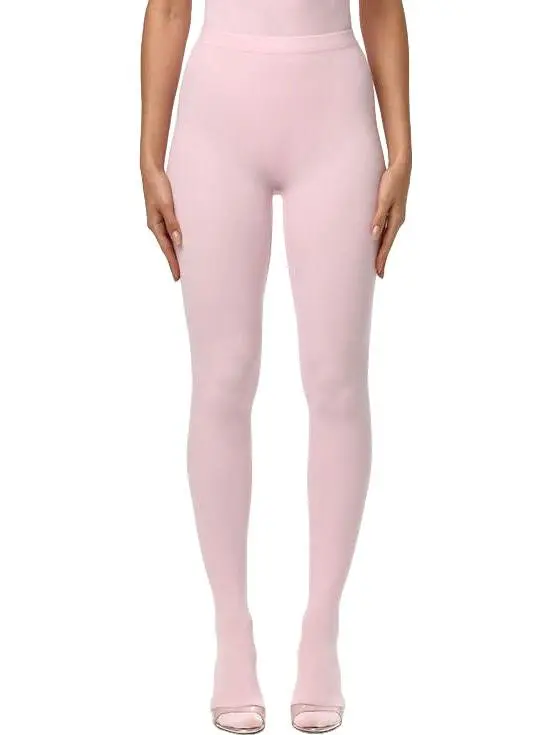 Naked Wardrobe Closed Toe Leggings - Cotton Candy