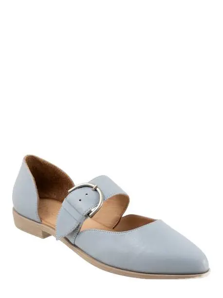 BUENO Brittany Pointed Toe Flat - Powder Blue