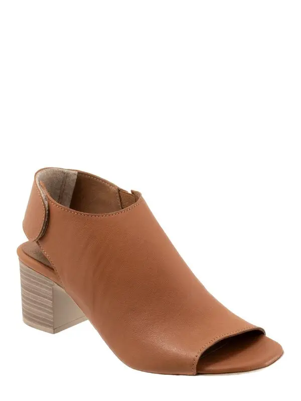 BUENO Rachel Ankle Cuff Sandal - Dark Tan