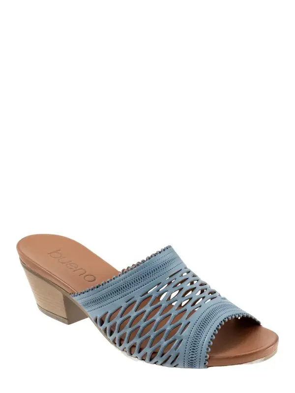 BUENO Lillian Block Heel Sandal - Denim