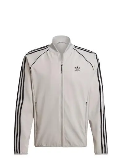 Adidas Superstar Bonded Track Top - Medium Grey Heather