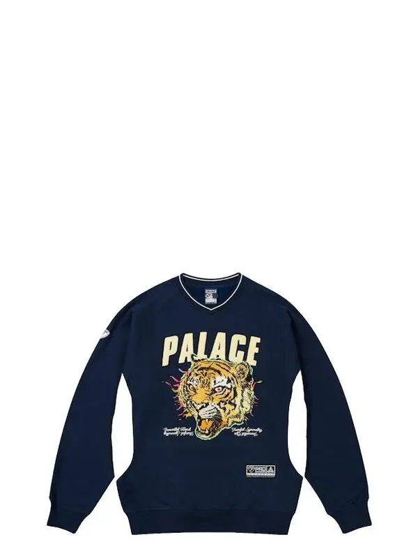 PALACE Tora Tora Crew - Navy Blue