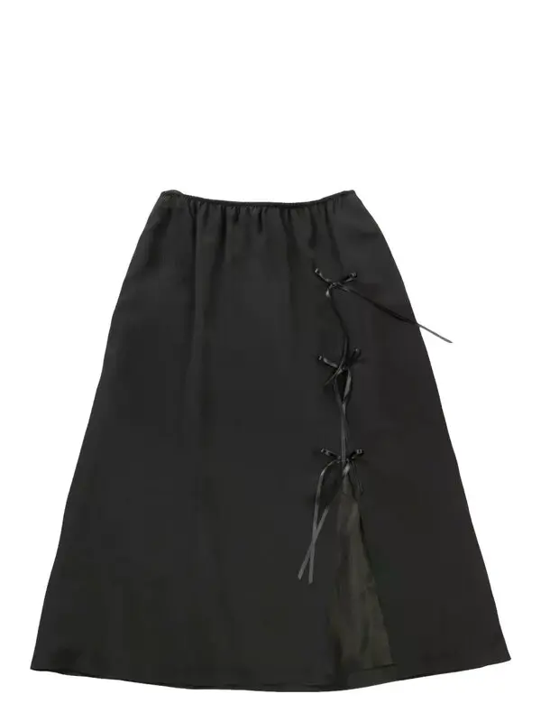 Simone Rocha Bow-embellished Skirt - Black