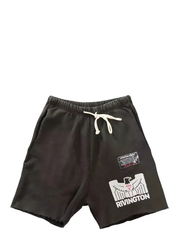 RRR123 Flag Track Shorts - Black