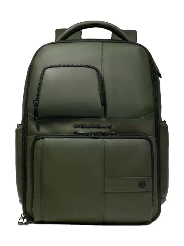 PIQUADRO Water-resistant Backpack - Green