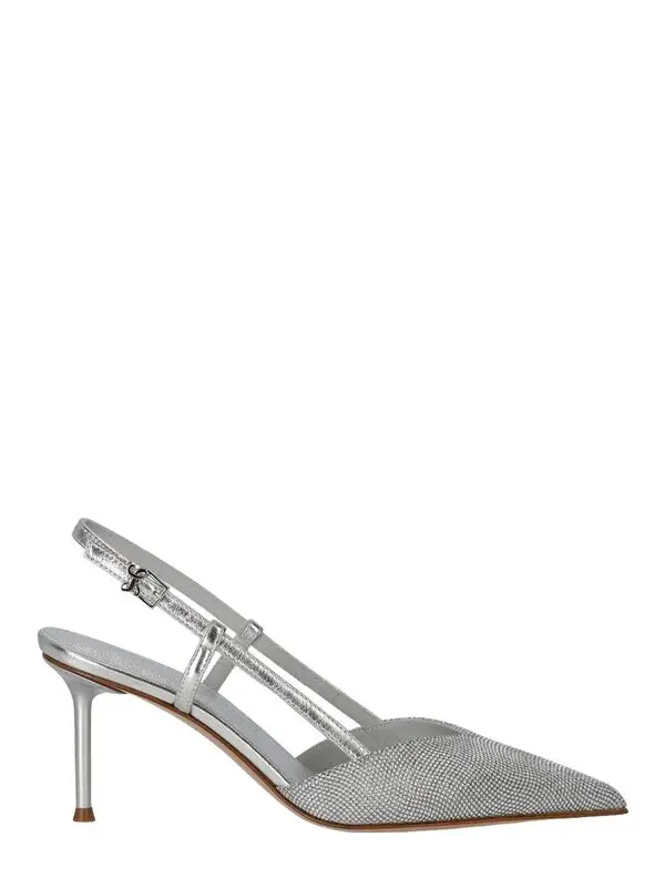 SERGIO LEVANTESI Giulia Slingback Pump - Silver