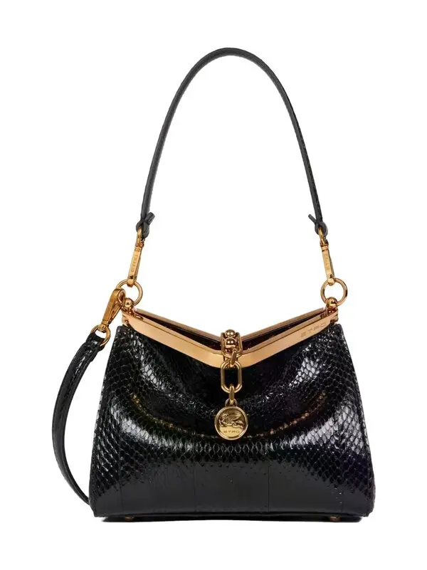 Etro Small Vela Shoulder Bag - Black