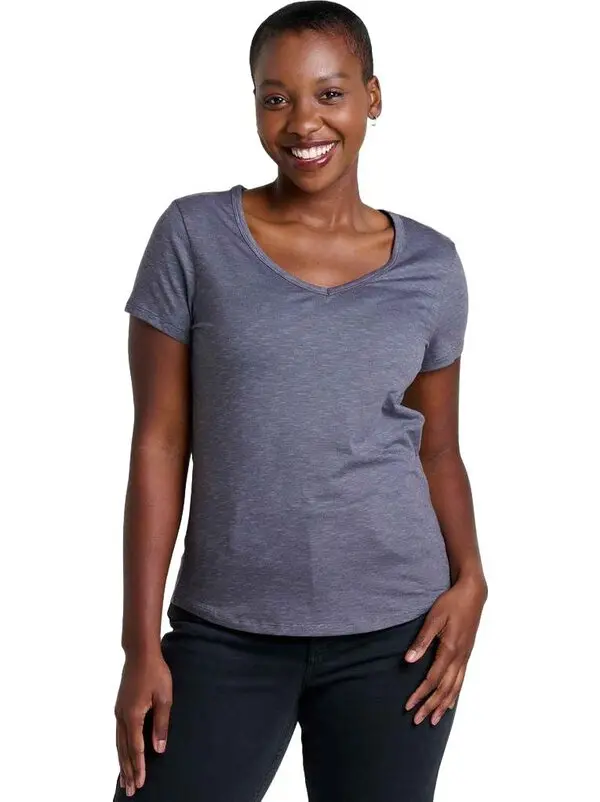 TOAD & CO Marley V-neck Tee - Iron