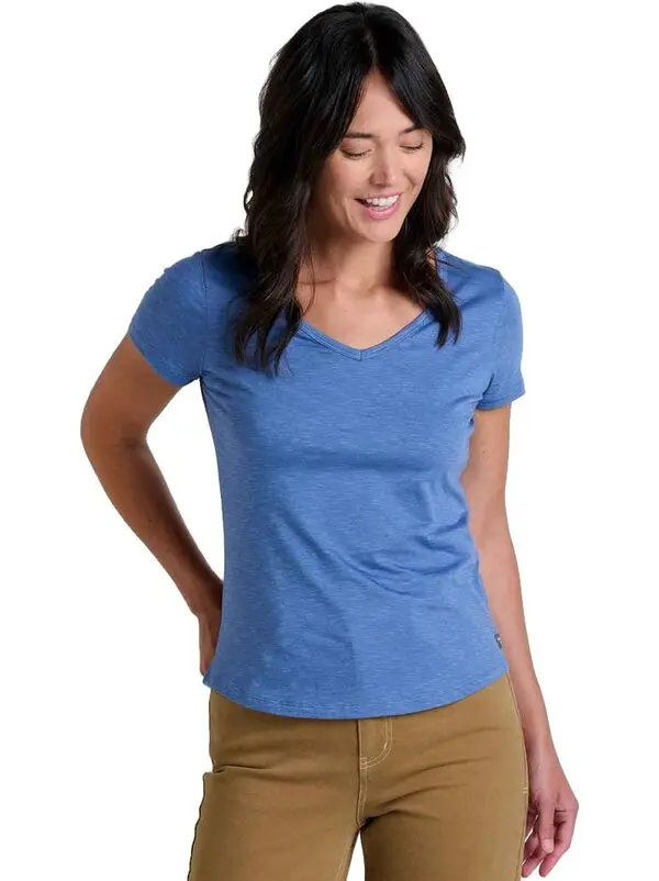 TOAD & CO Marley V-neck Tee - Kyanite