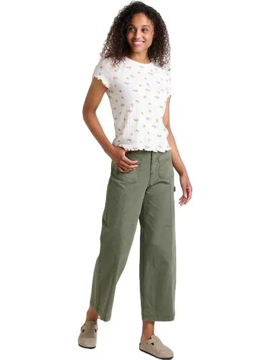 TOAD & CO Linden Wide Leg Pant - Beetle