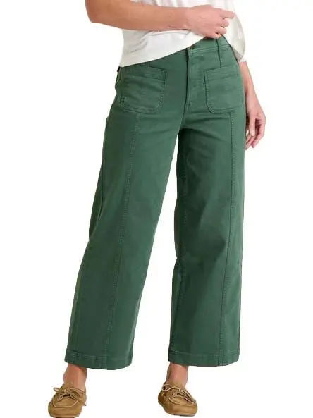 TOAD & CO Linden Wide Leg Pant - Cilantro