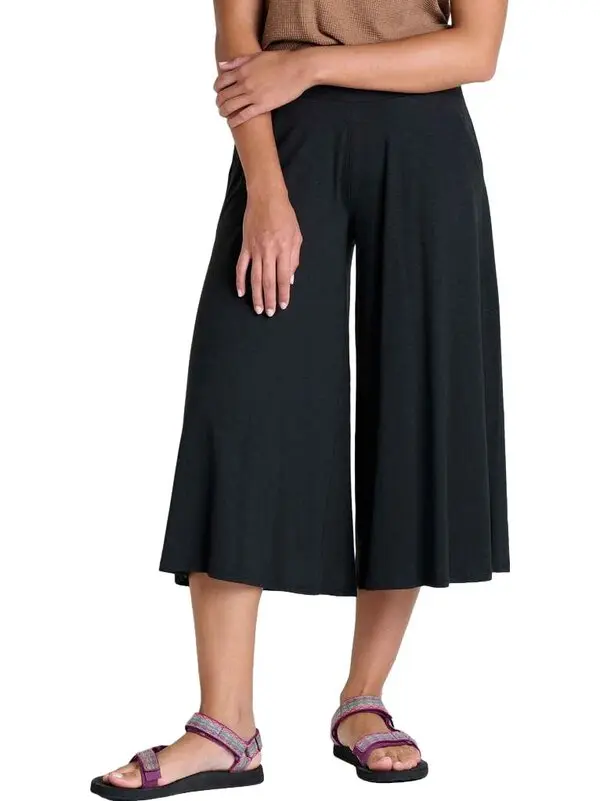 TOAD & CO Chaka Culotte Pant - Black