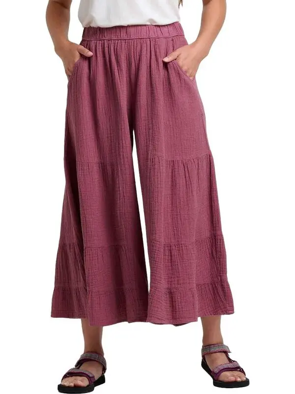 TOAD & CO Tate Double Weave Palazzo Pants - Wild Ginger