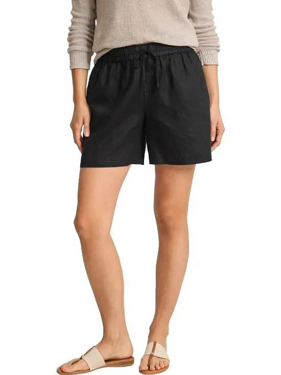 Tommy Bahama Two Palms Linen Shorts - Black