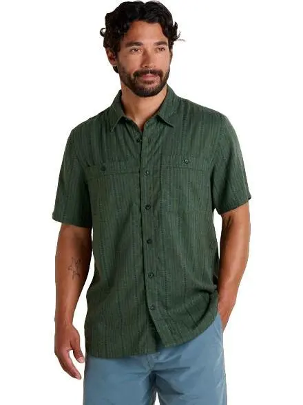 TOAD & CO Taj Hemp Shirt - Cilantro Dobby