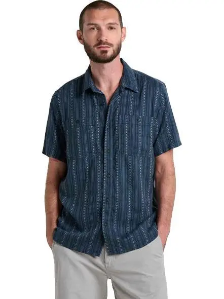 TOAD & CO Taj Hemp Shirt - Midnight Dobby
