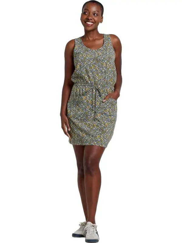 TOAD & CO Sunkissed Livvy Sleeveless Dress - North Shore Vine Print