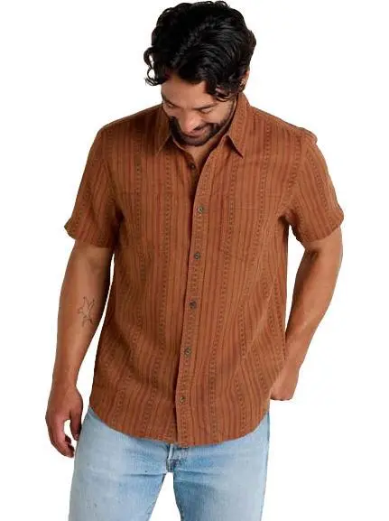 TOAD & CO Salton Shirt - Dark Roast Print