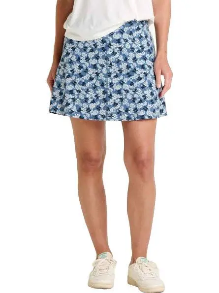 TOAD & CO Seleena Skort - Pacific Blue Print