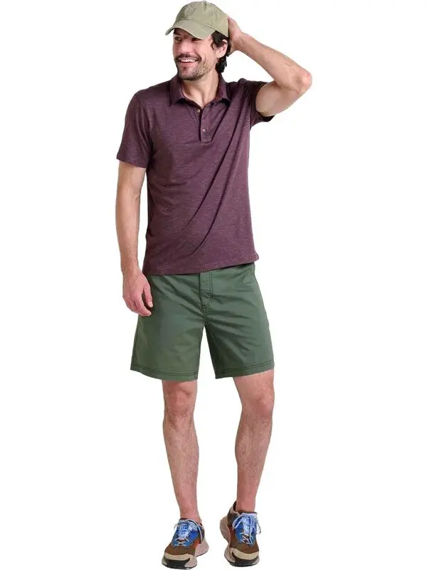 TOAD & CO Tempo Short Sleeve Polo - Raisin