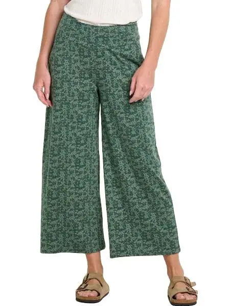 TOAD & CO Chaka Wide Leg Crop Pant - Cilantro Print